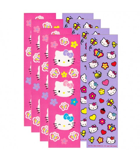 Hello Kitty Stickers 8 Strips